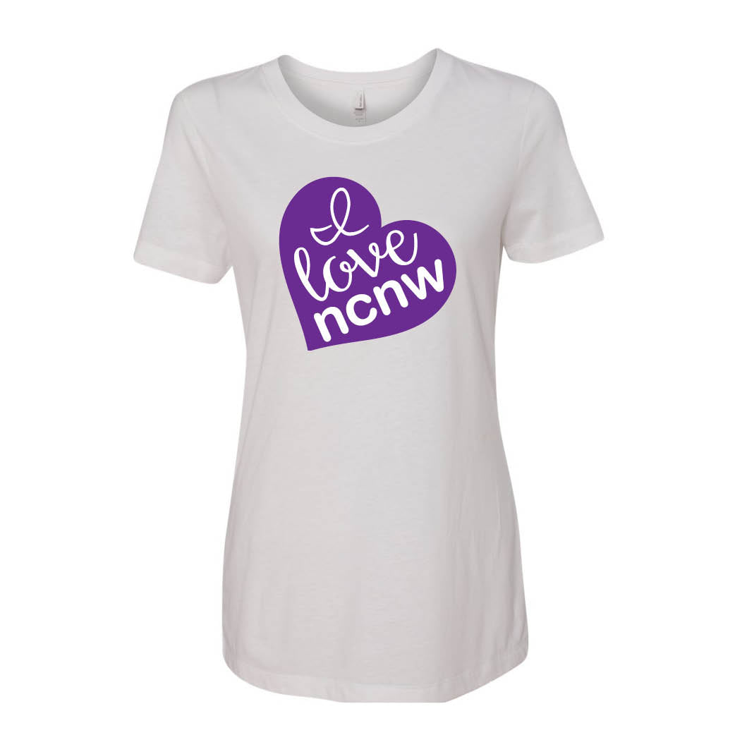 T-Shirt: I Love NCNW – Artfully Made Designs